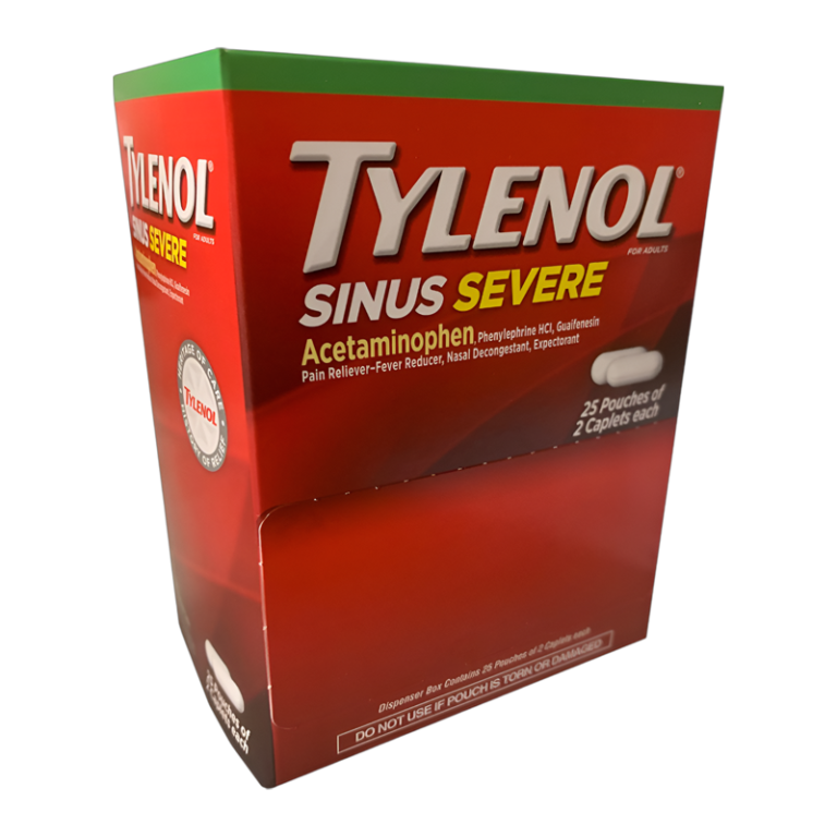 TYLENOL SINUS SEVERE POUCHES (25CT) - crowndistro
